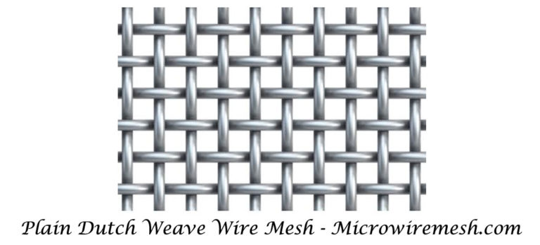 Weave Wire Mesh - Know About Plain SS 304 Dutch Weave Wire Mesh